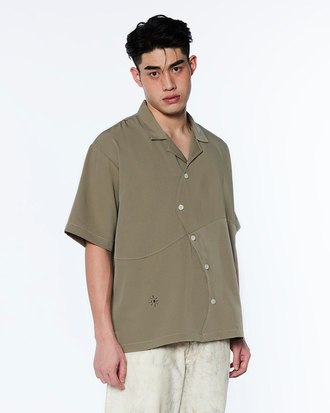 REED GREEN WAVY SHIRT – STEP8IGHT