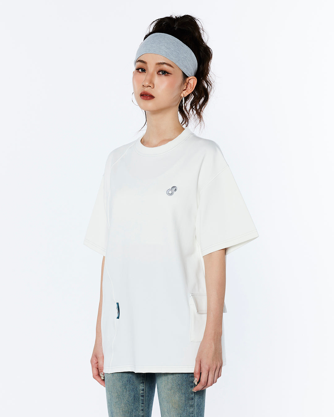 IVORY WHITE DNA TEE – STEP8IGHT