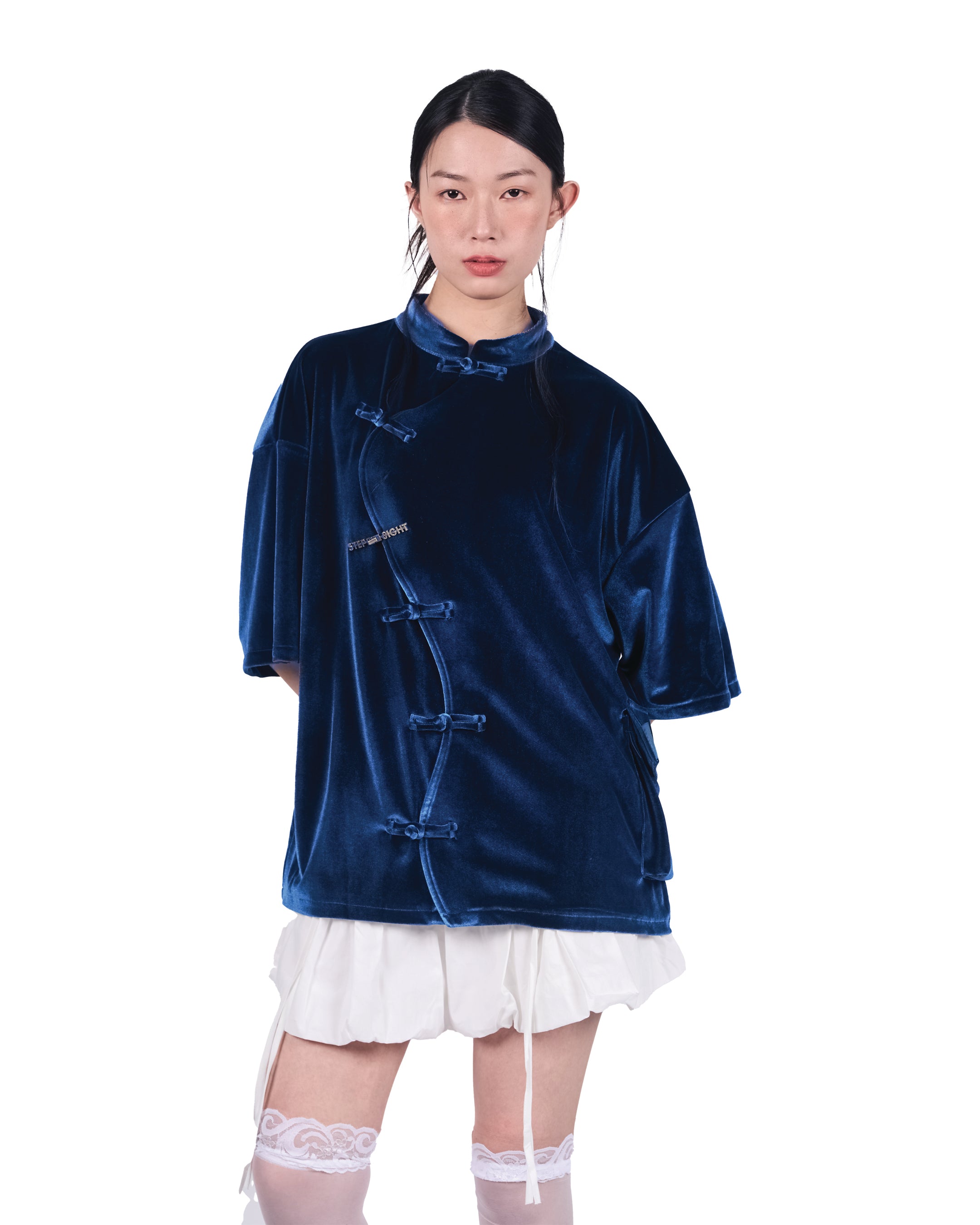 SAPPHIRE BLUE WAVY SAMFU – STEP8IGHT