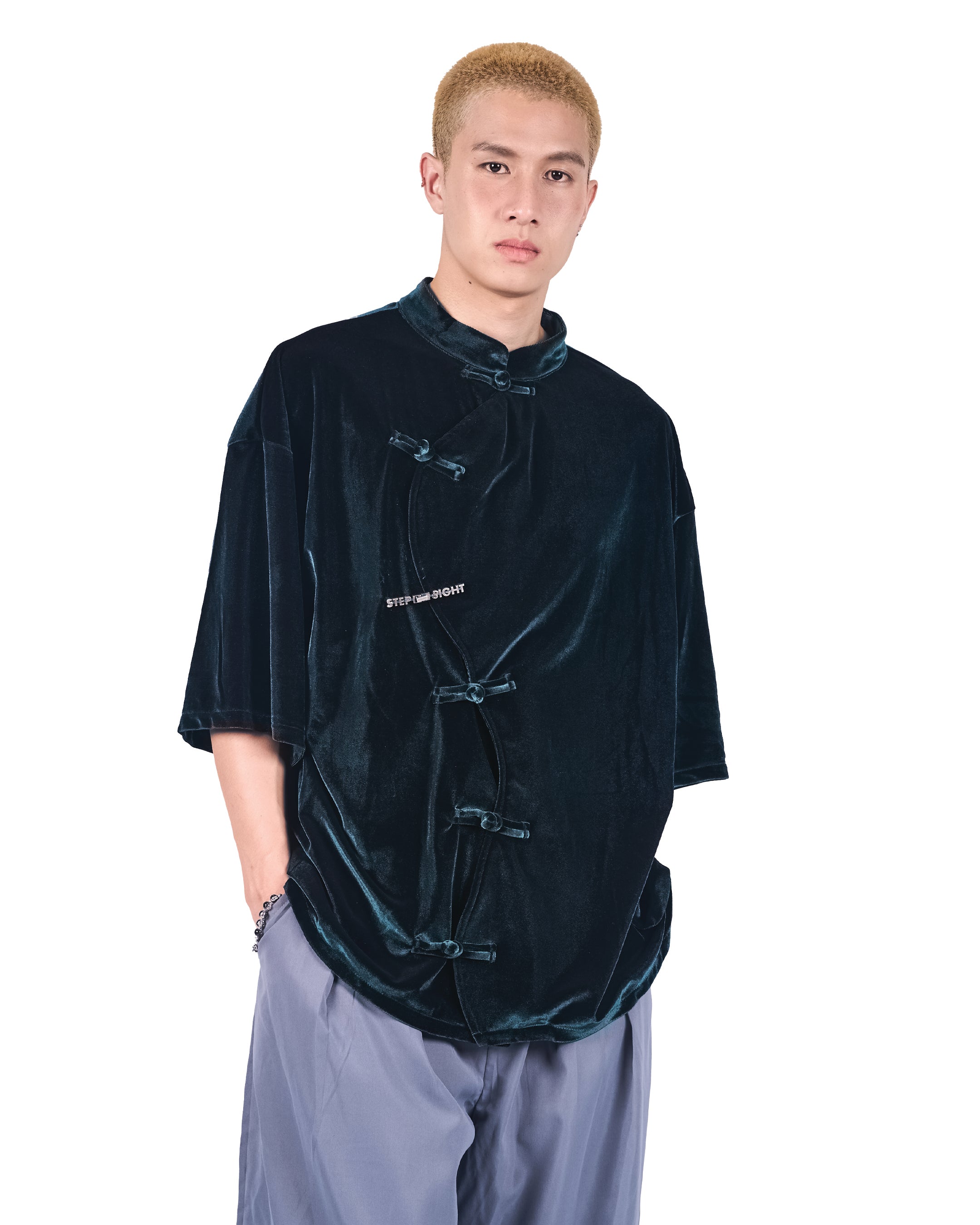 EMERALD GREEN WAVY SAMFU – STEP8IGHT