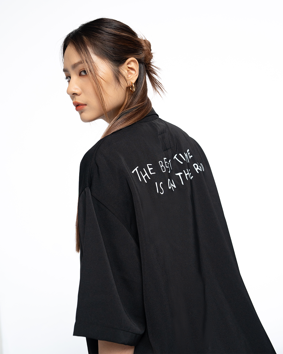 OBSIDIAN BLACK DAISY SHIRT – STEP8IGHT