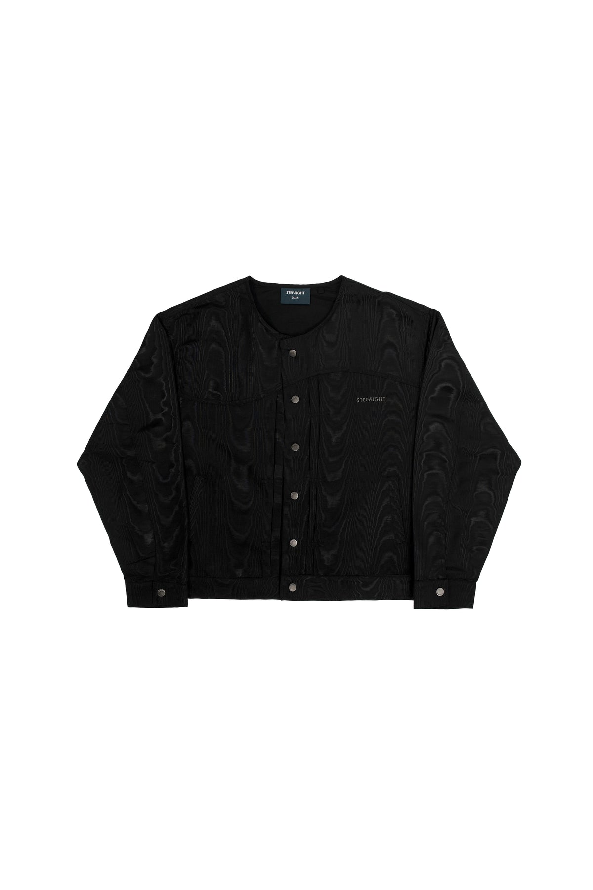 STYX BLACK MOIRE JACKET – STEP8IGHT