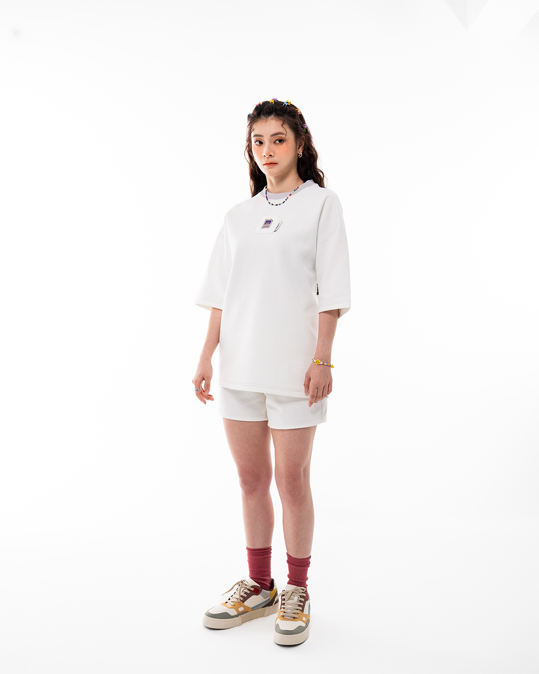 POWDER WHITE TEE – STEP8IGHT